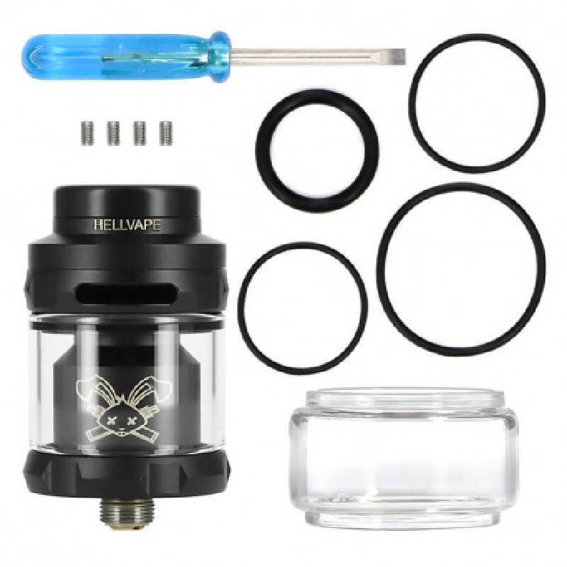 DEAD RABBIT Solo RTA EN TUNISIE- HELLVAPE Couleur Noir
